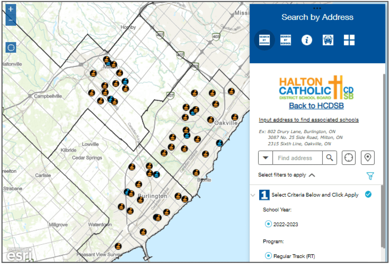Find Your School – School Planning